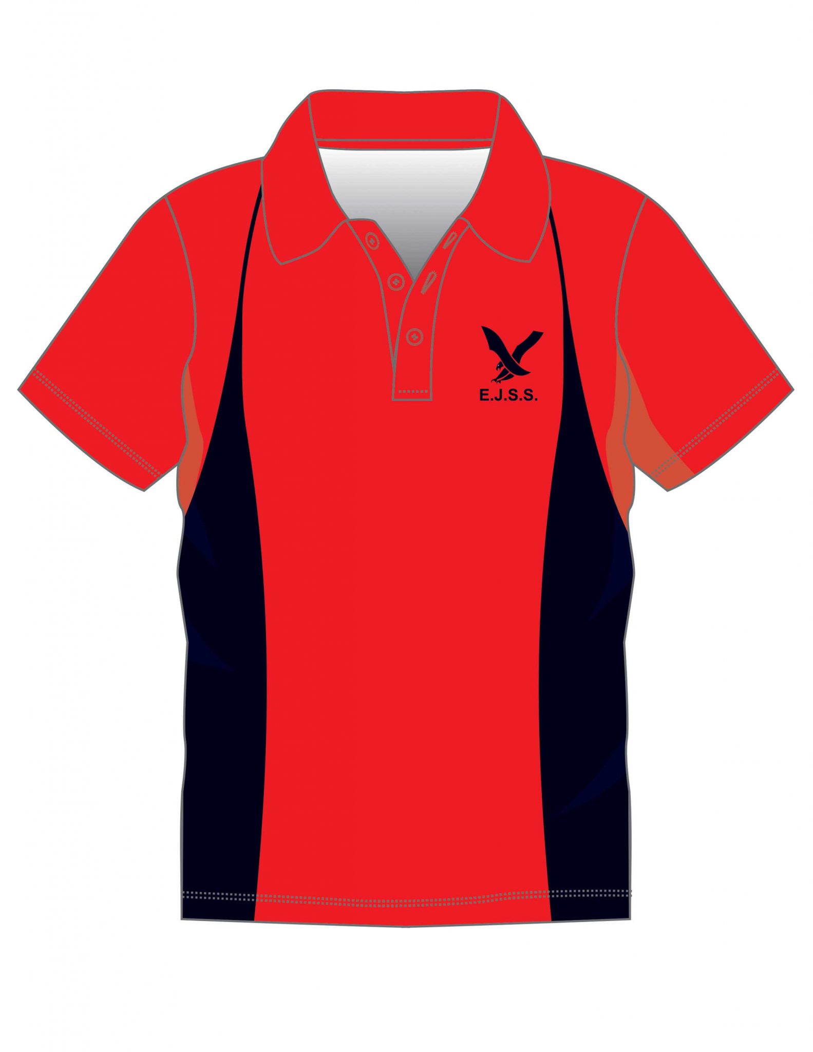 Paneled School House Polos - Red Oak School Uniforms