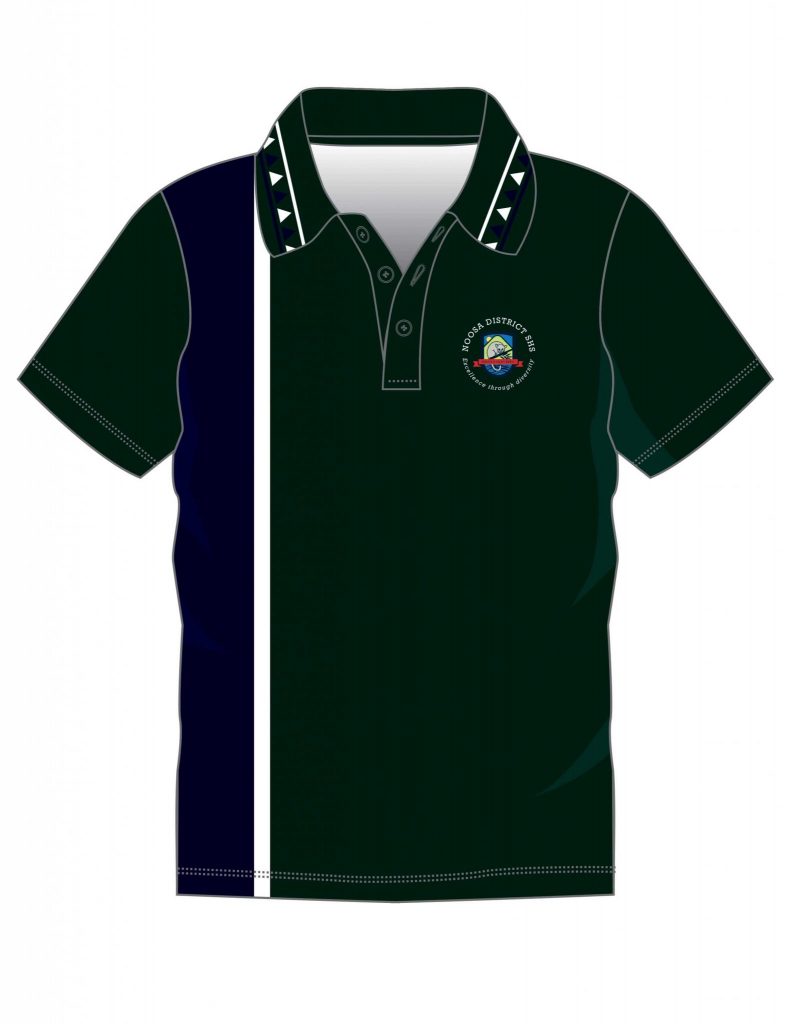 Paneled Poly Cotton School Polo - Red Oak School Uniforms