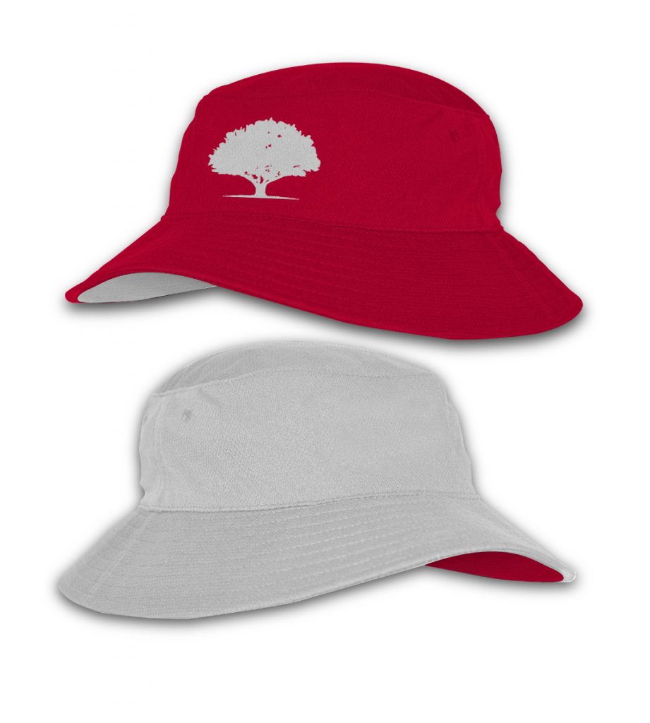 School Reversible Bucket Hats - Red Oak School Uniforms