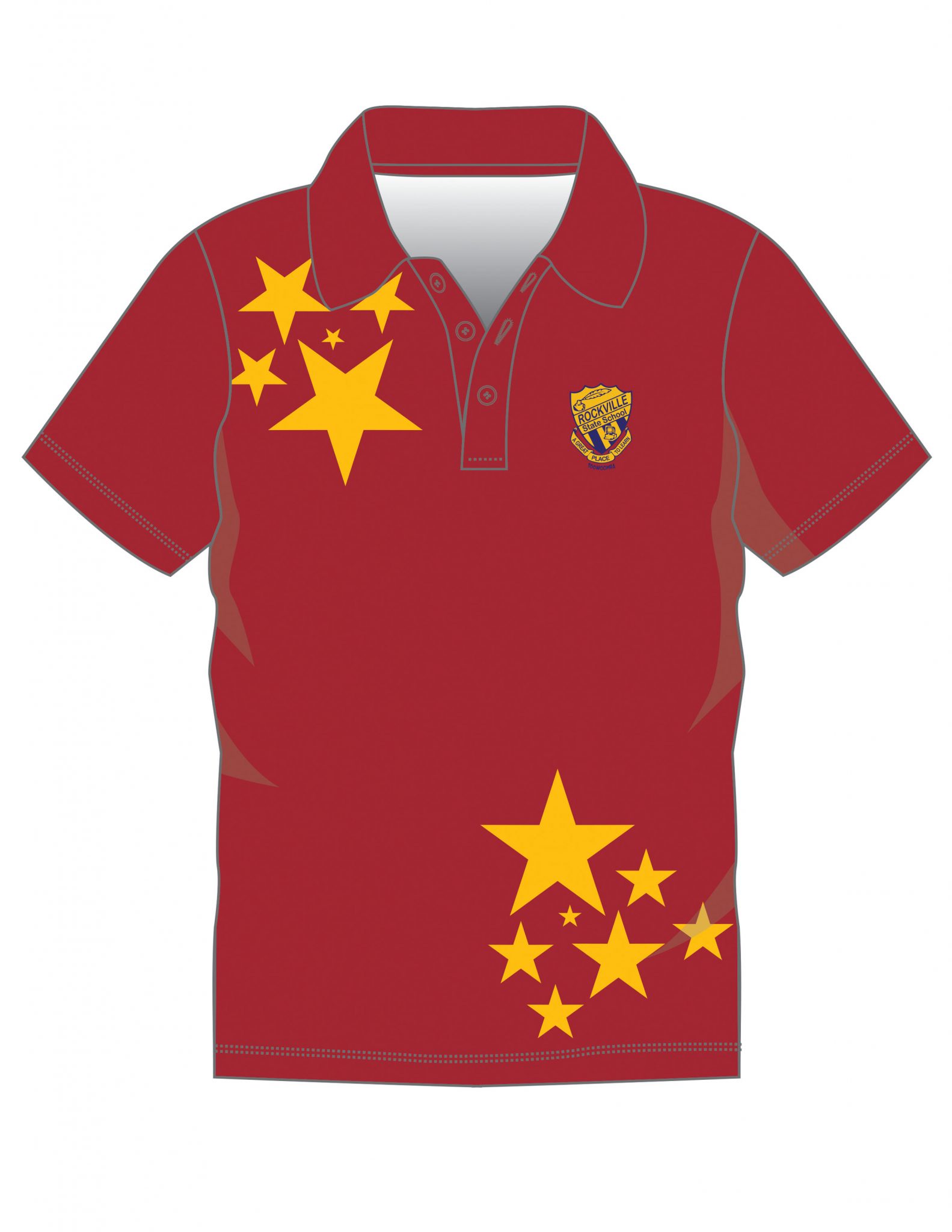 100% Dry Fit Performance School Polo - Red Oak School Uniforms
