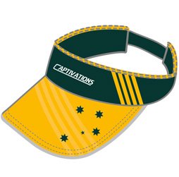 School Soft Peak Visor - Red Oak School Uniforms