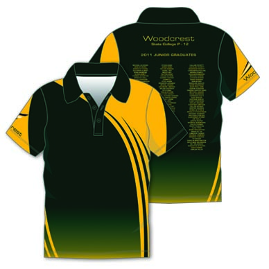 Sublimated School Leaver Graduation Polo - Red Oak School Uniforms
