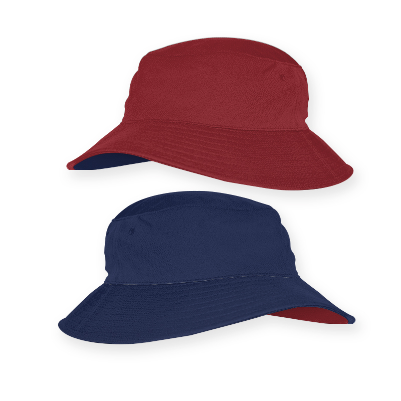 School Reversible Bucket Hats - Red Oak School Uniforms