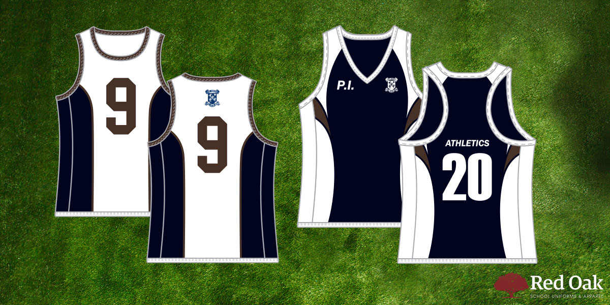 Custom School Cross-Country Singlets - Red Oak School Uniforms