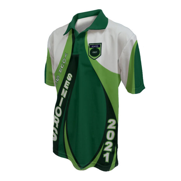 Sublimated School Leaver Graduation Polo - Red Oak School Uniforms