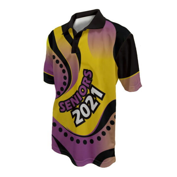 Sublimated School Leaver Graduation Polo - Red Oak School Uniforms