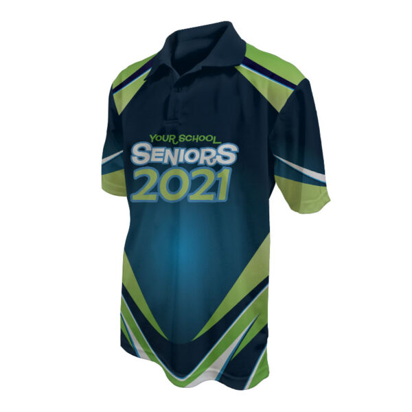 Sublimated School Leaver Graduation Polo - Red Oak School Uniforms