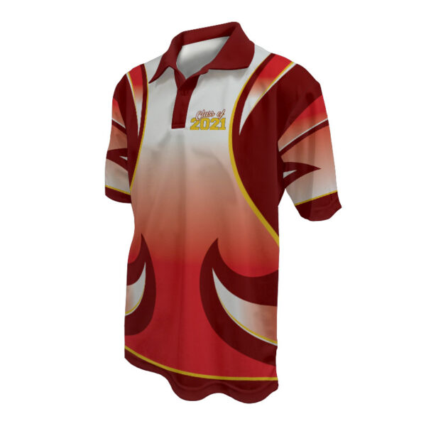 Sublimated School Leaver Graduation Polo - Red Oak School Uniforms