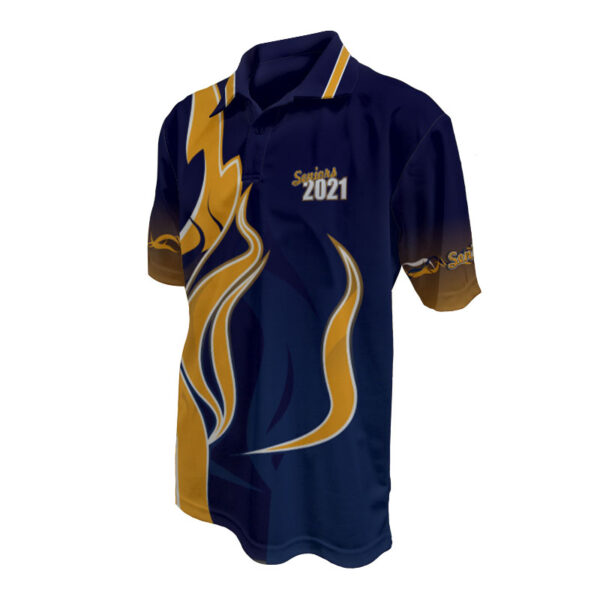 Sublimated School Leaver Graduation Polo - Red Oak School Uniforms
