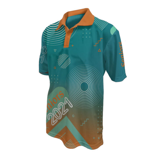 Sublimated School Leaver Graduation Polo - Red Oak School Uniforms