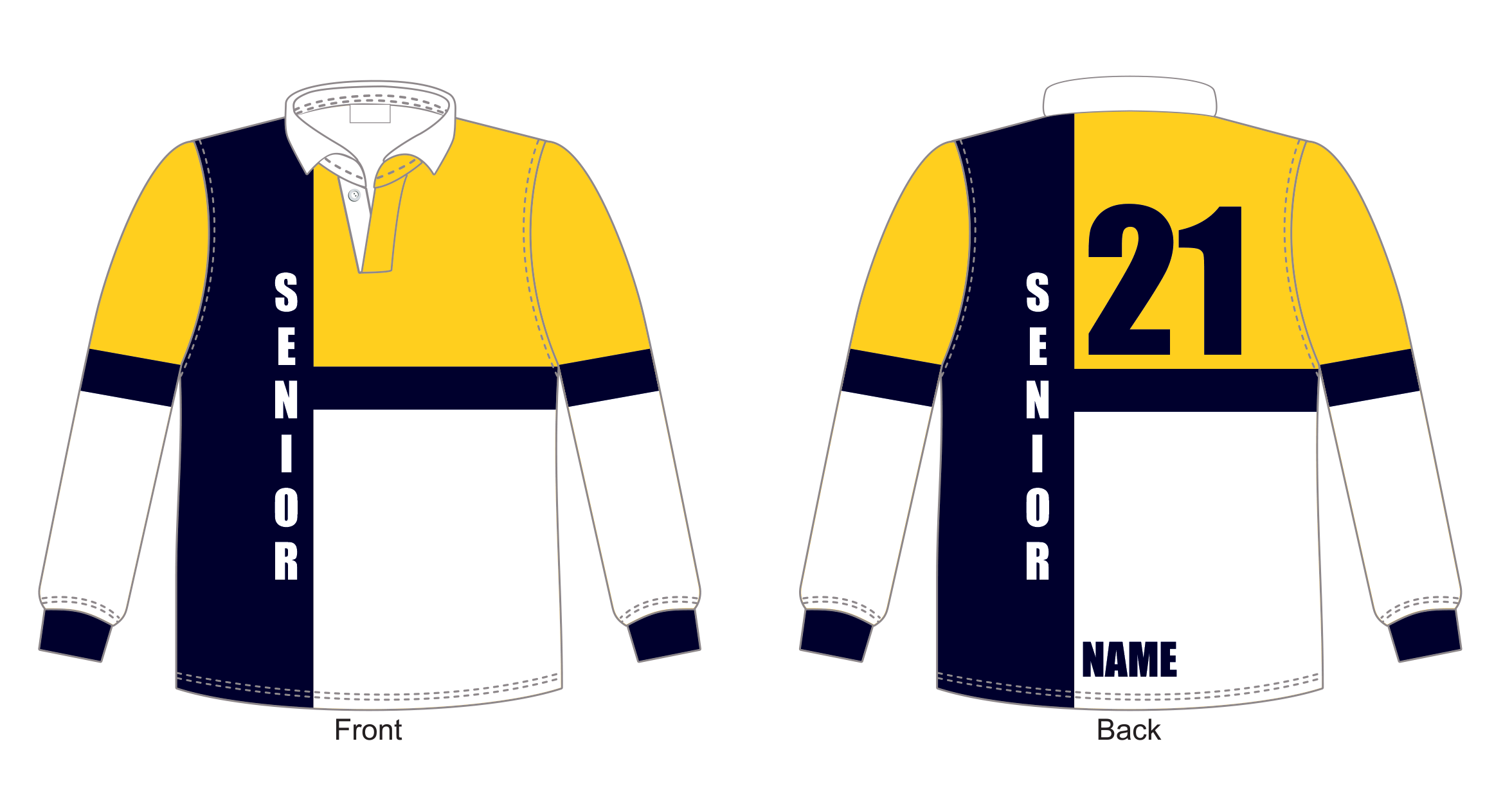 Senior Jerseys - Red Oak School Uniforms
